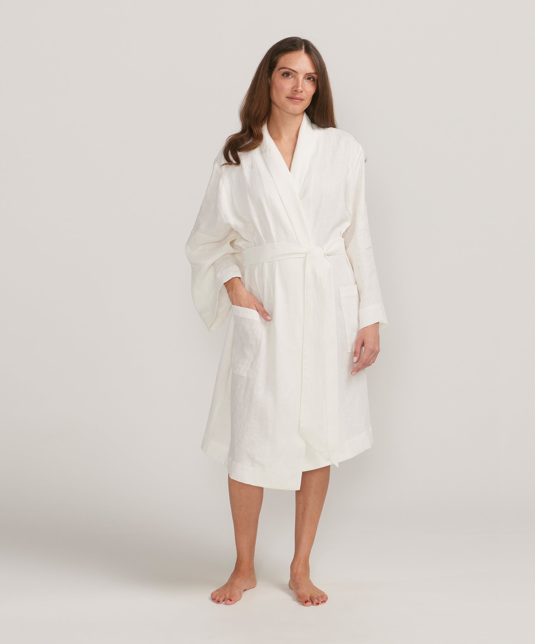 Linen Robe Edition I - Ivory | CULTIVER - Australia
