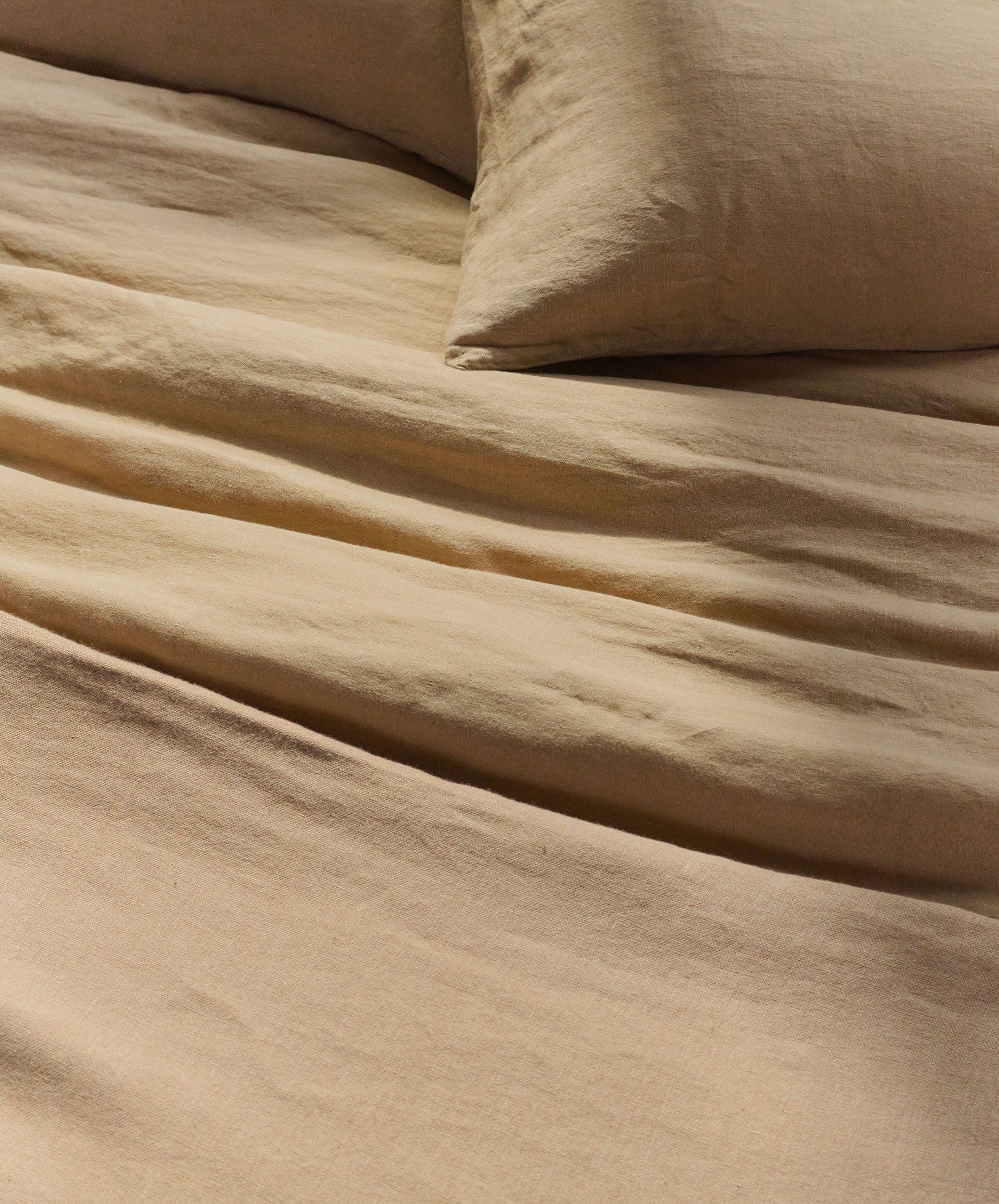 Linen Duvet Cover Set - Sand | CULTIVER - Australia
