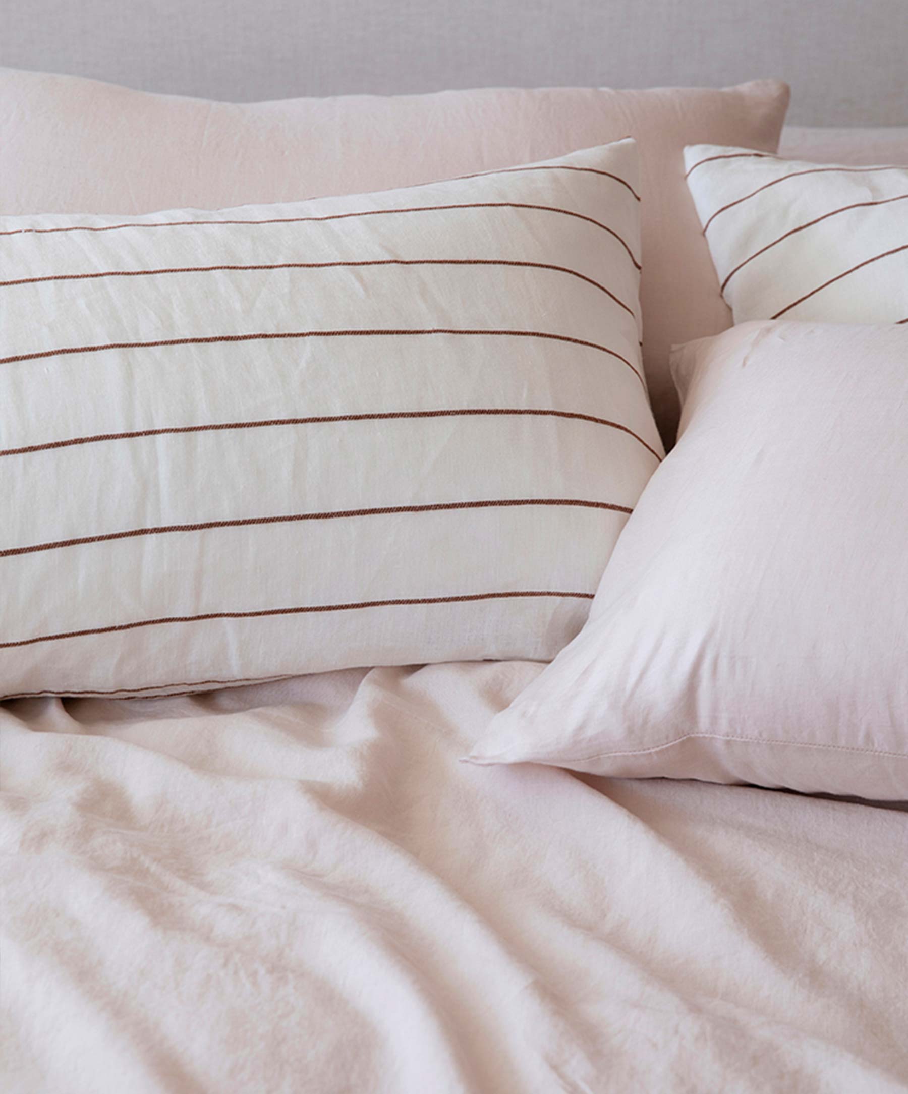 Linen Sheet Set - Blush | CULTIVER - Australia