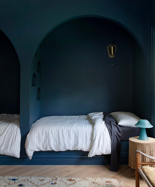 Linen Flat Sheet - Slate | CULTIVER - Australia