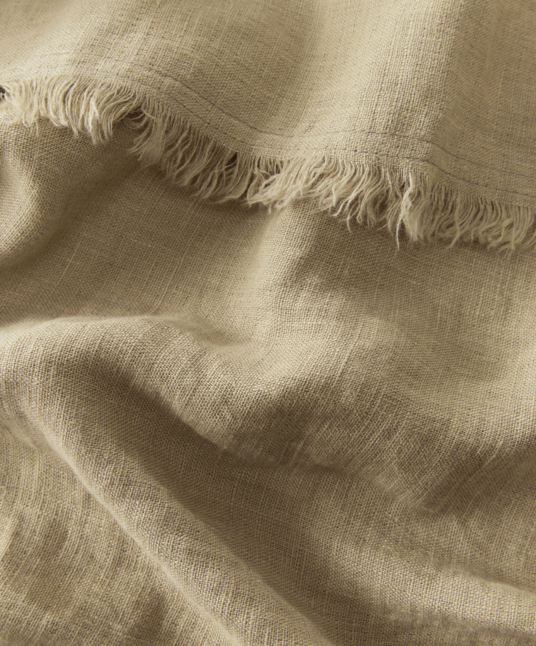 Freya Linen Throw - Biscuit | CULTIVER - Australia